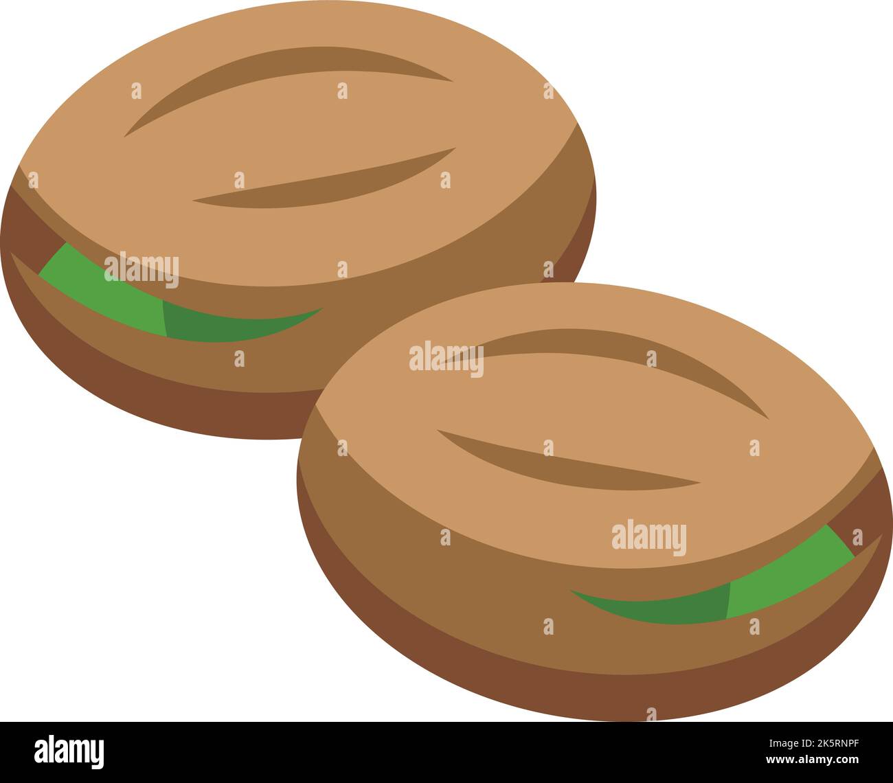 Snack food icon isometric vector. Dry fruit. Fig organic Stock Vector ...