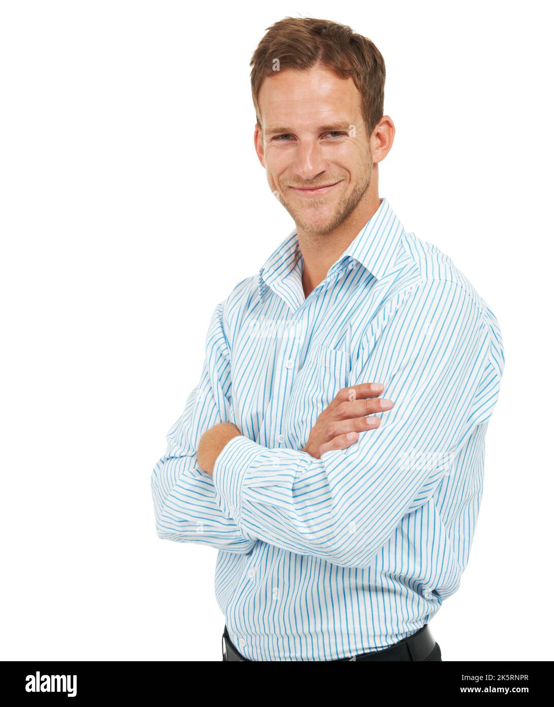 You know when youve done well. Studio portrait of a confident young ...