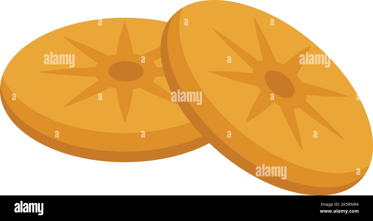 Fruit snack icon isometric vector. Dry food. Healthy fresh Stock Vector ...