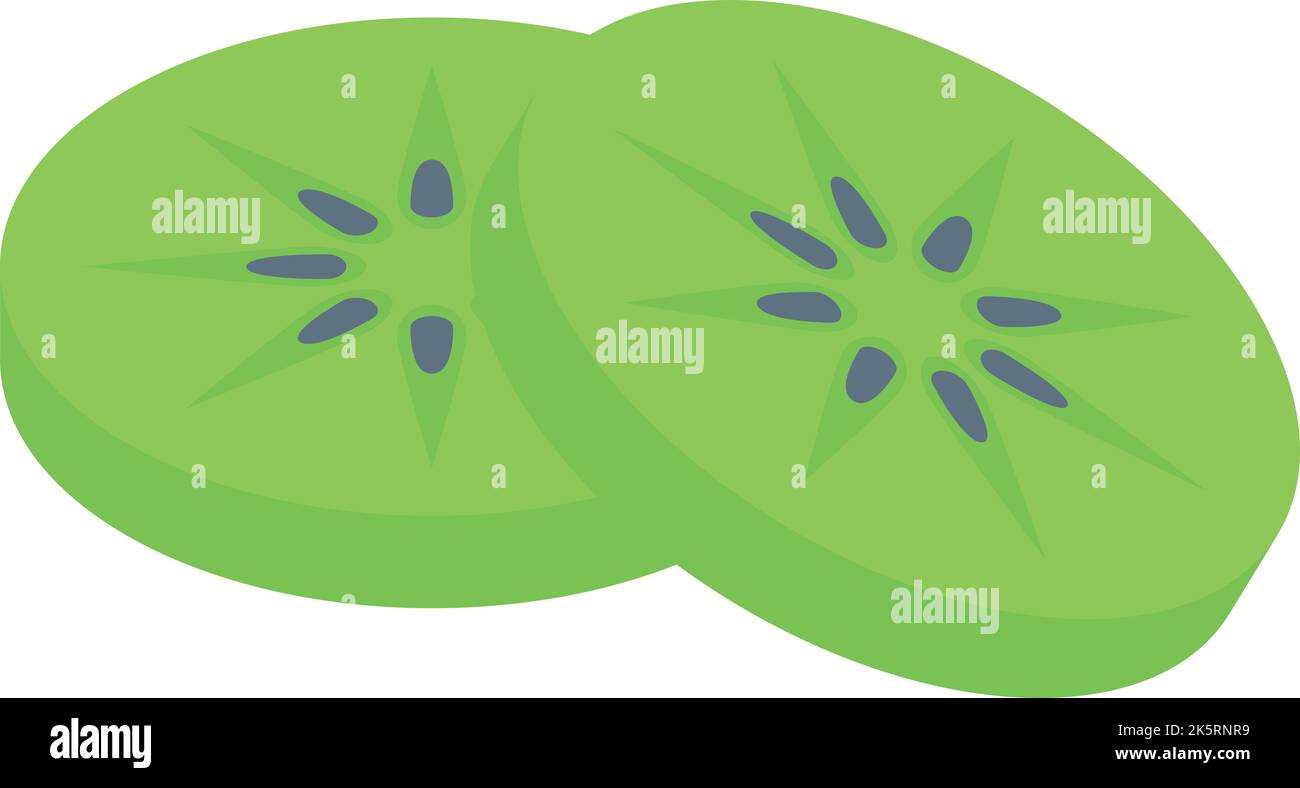 Kiwi dry fruit icon Stock Vector Images - Alamy