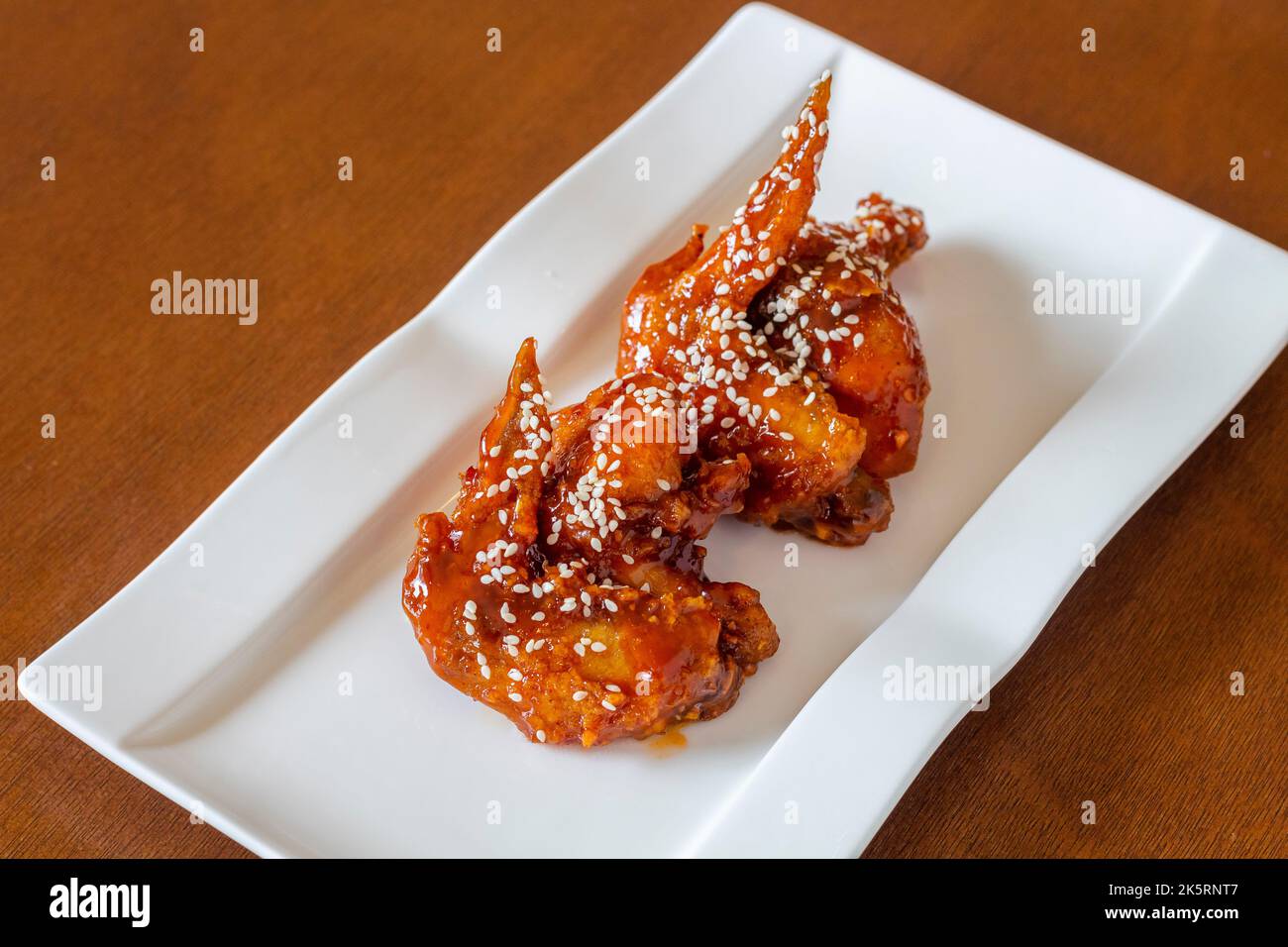 Korean style fried chicken wings at a local cafe in Cebu City ...