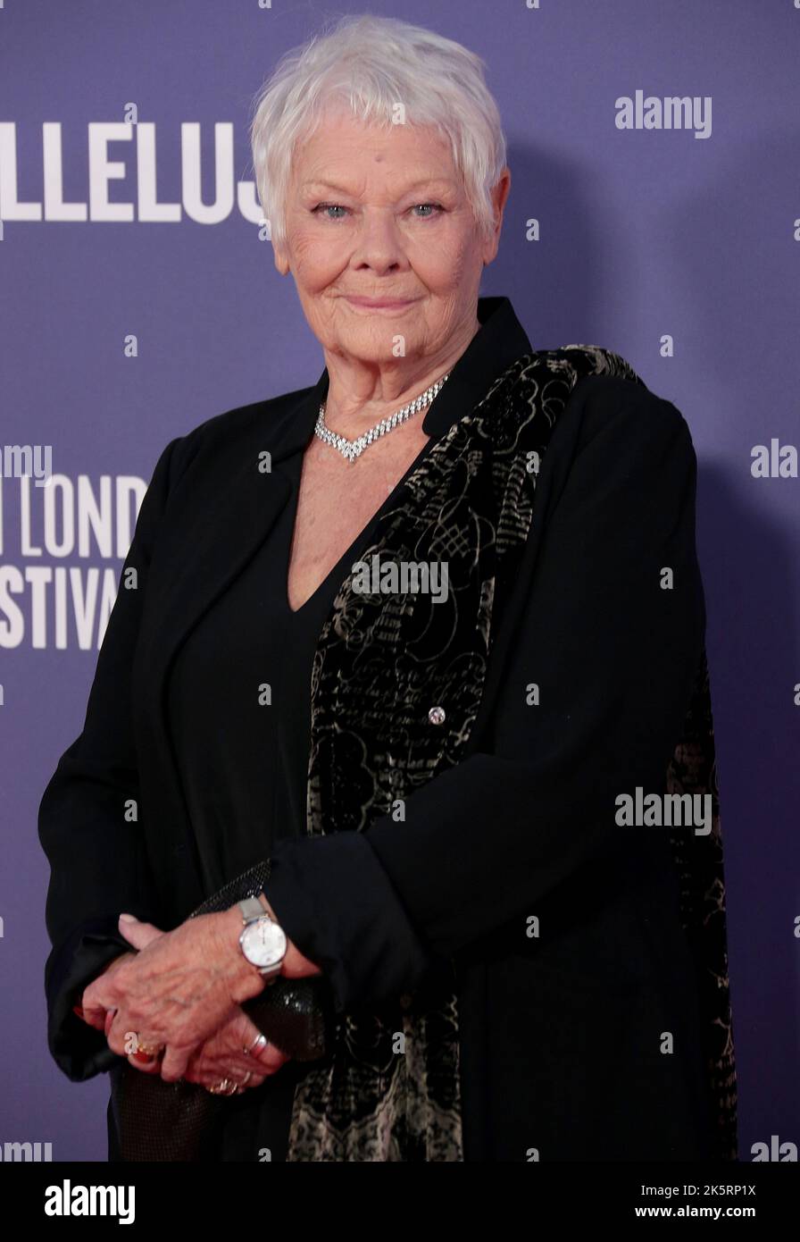 Oct 09, 2022 - London, England, UK - Dame Judi Dench attending 66th BFI ...