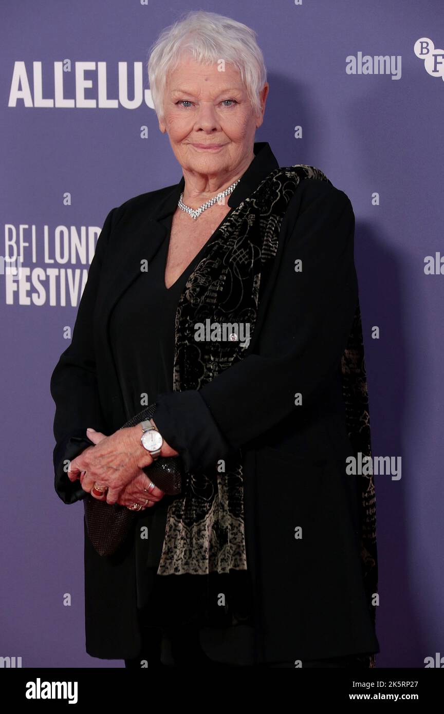 Oct 09, 2022 - London, England, UK - Dame Judi Dench attending 66th BFI ...