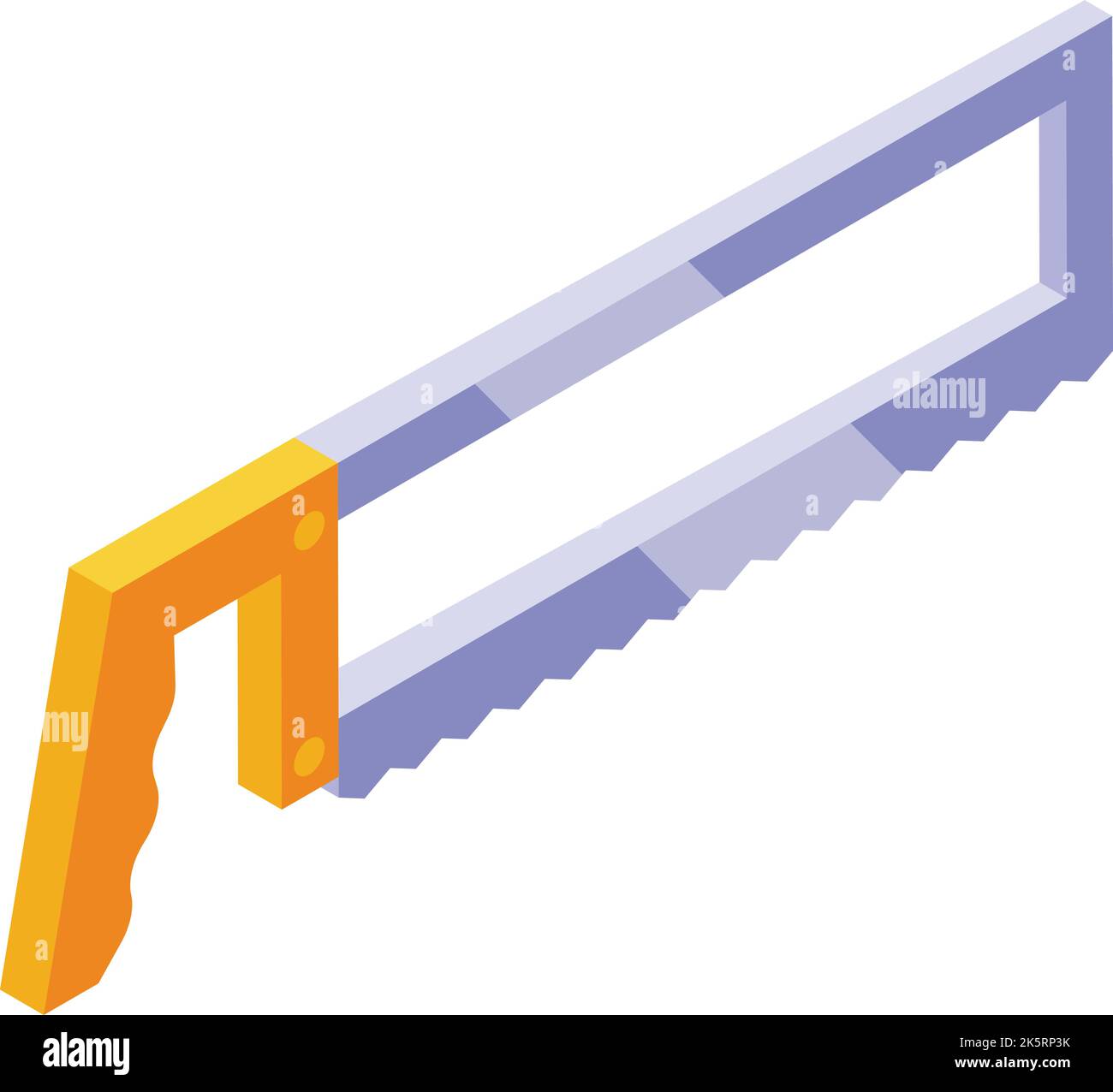Metal saw icon isometric vector. Wall repair. Door fix Stock Vector ...