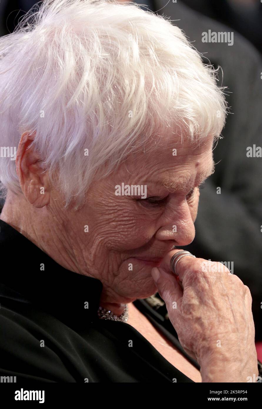 Oct 09, 2022 - London, England, UK - Dame Judi Dench attending 66th BFI ...