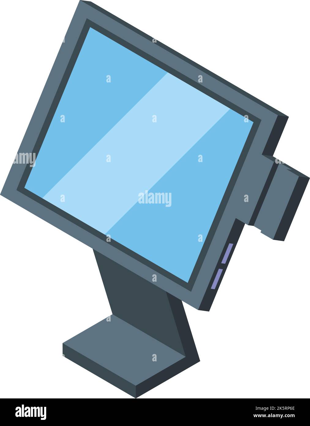 Computer device machine terminal touch screen Stock Vector Images - Alamy