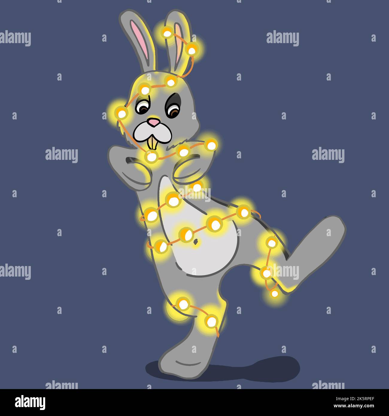 Dancing rabbit cartoon Stock Vector Images - Alamy