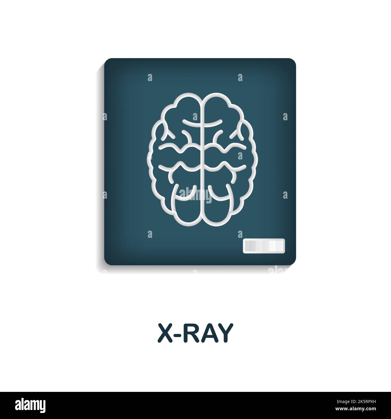 X-Ray icon. 3d illustration from health check collection. Creative X ...