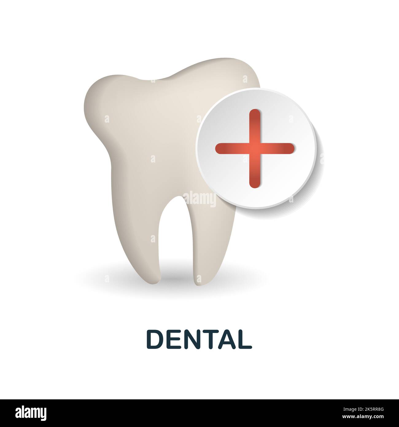 Dental icon. 3d illustration from health check collection. Creative ...