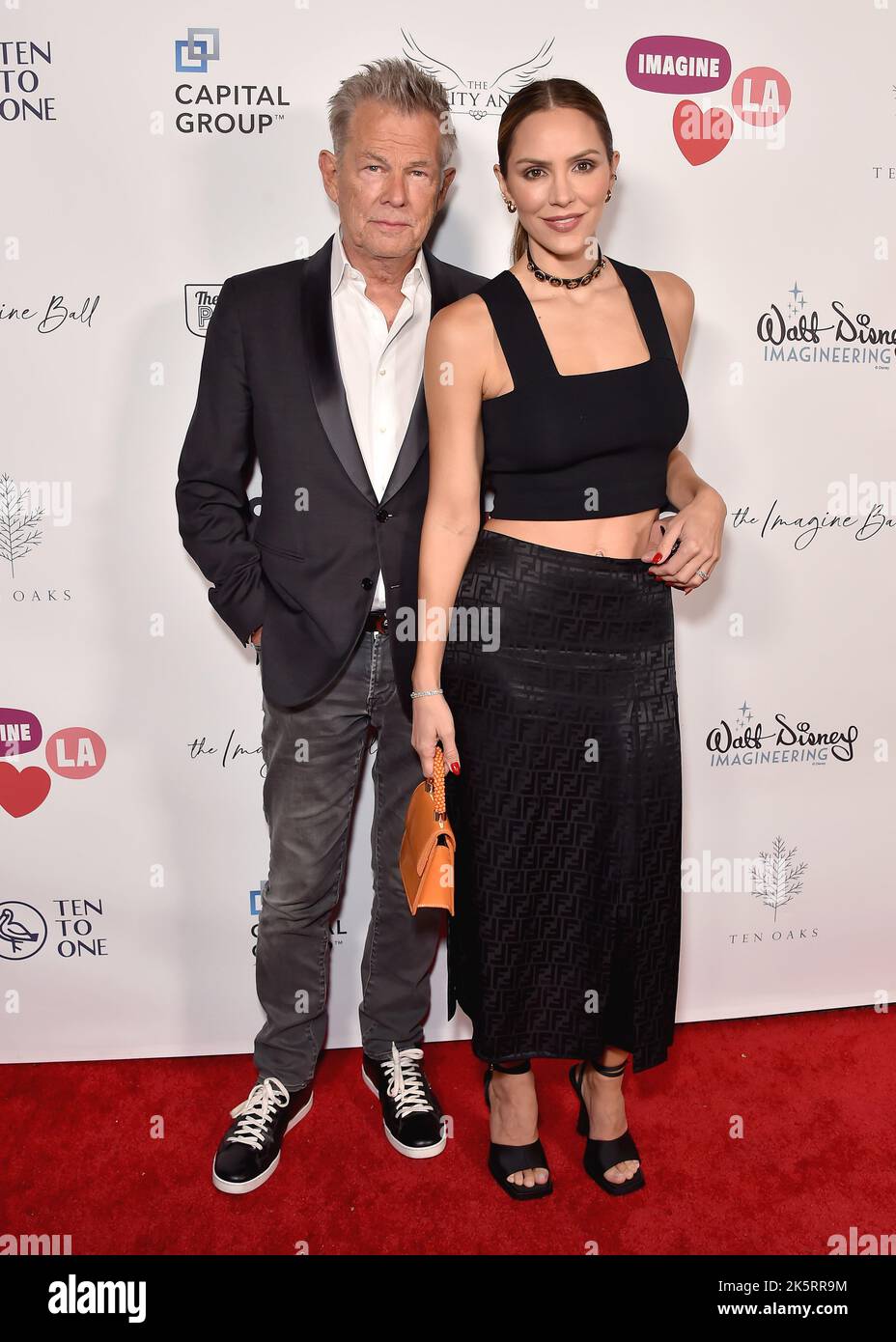 David Foster and Katharine McPhee walking the red carpet at The 7th ...