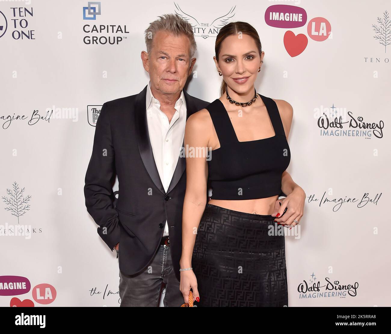 David Foster and Katharine McPhee walking the red carpet at The 7th ...