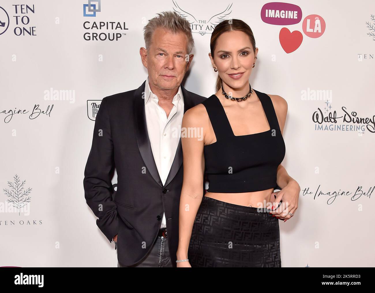 David Foster and Katharine McPhee walking the red carpet at The 7th ...