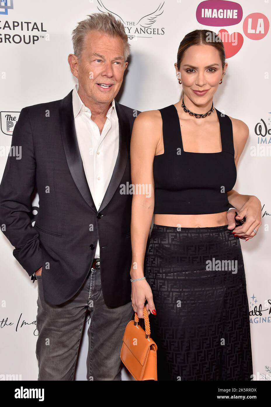 David Foster and Katharine McPhee walking the red carpet at The 7th ...