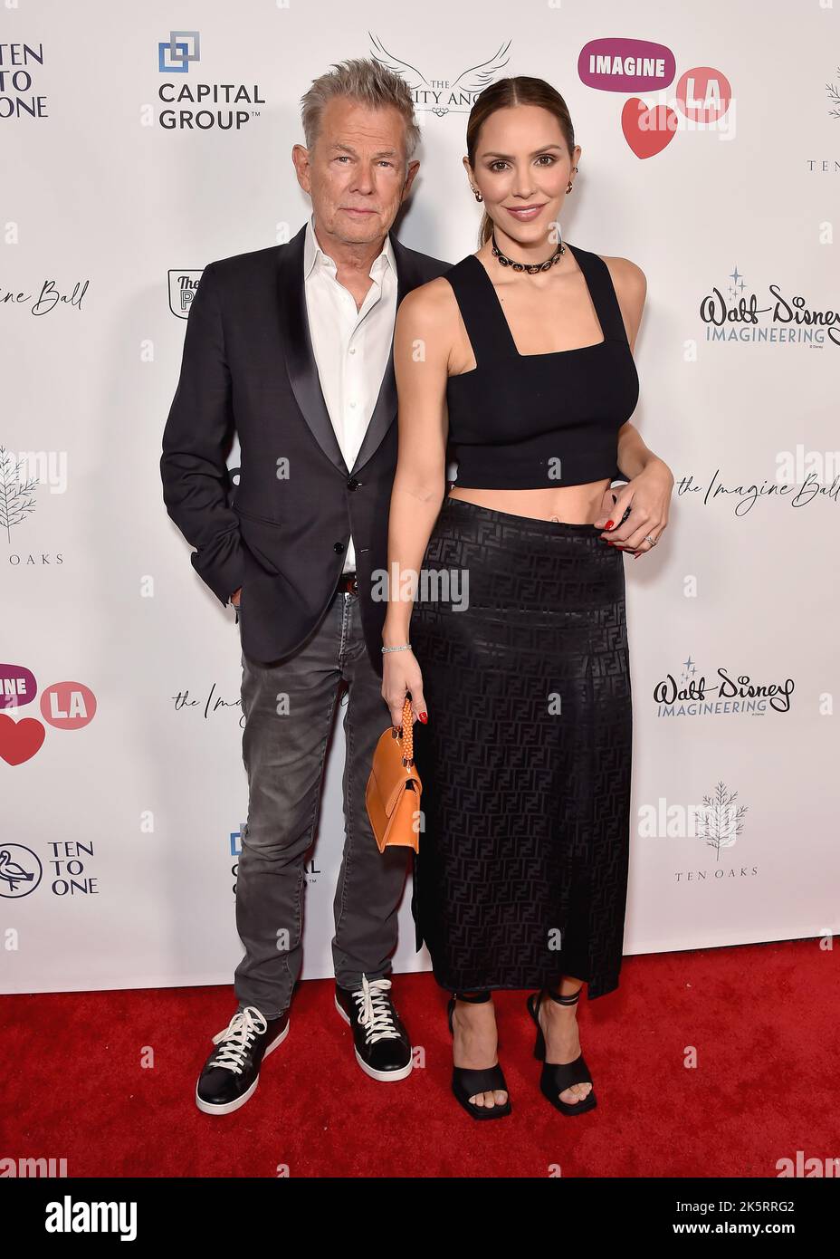 David Foster and Katharine McPhee walking the red carpet at The 7th ...