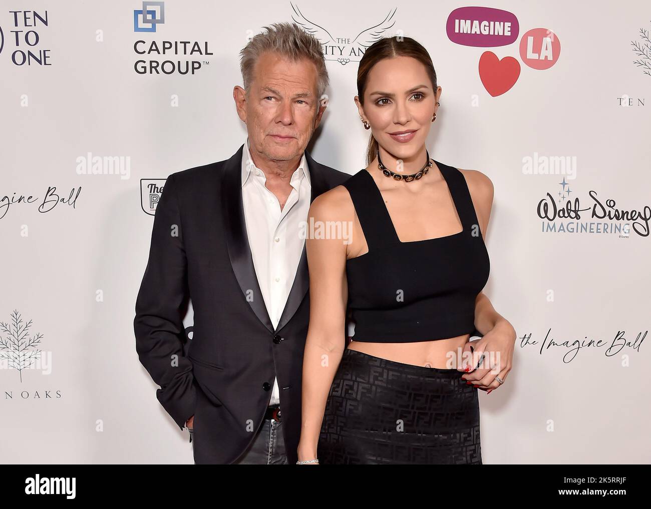 David Foster and Katharine McPhee walking the red carpet at The 7th ...