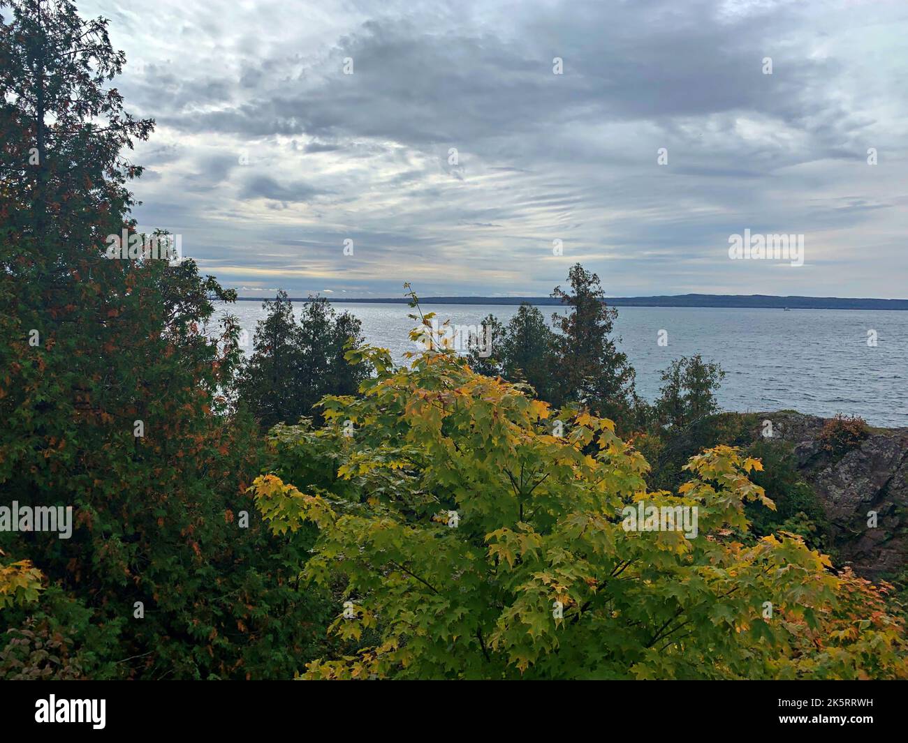 Colors of Autumn/Fall colors/Lake Superior/Gros Cap Conservation Area ...