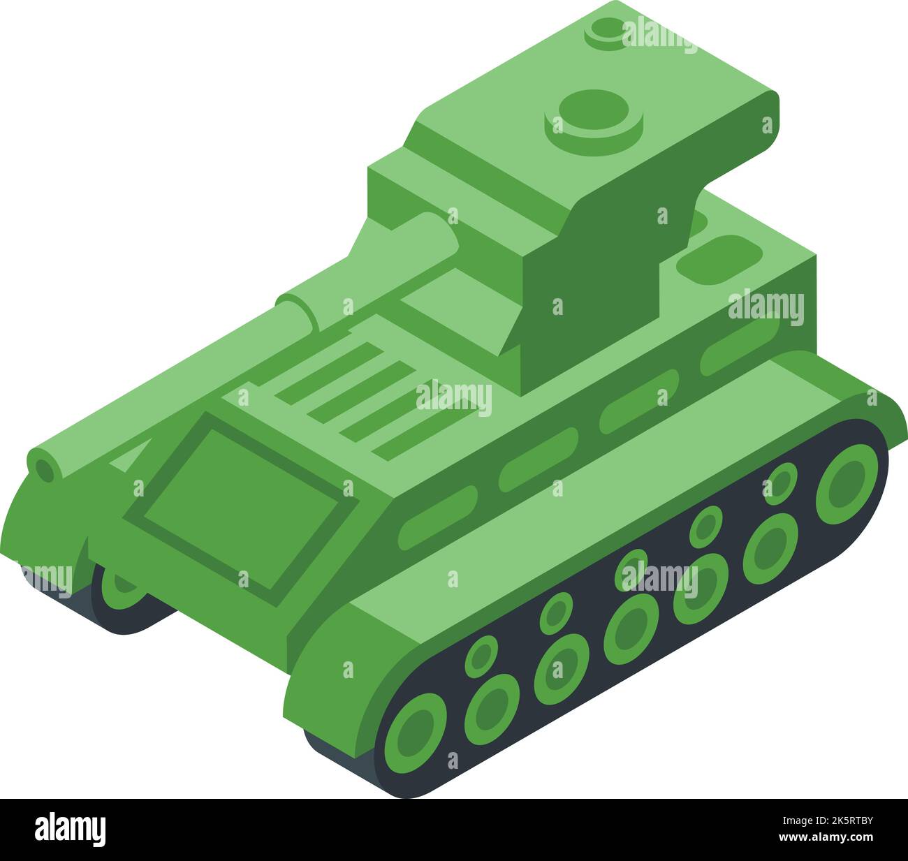 Technology tank icon isometric vector. Military battle. Combat soldier ...