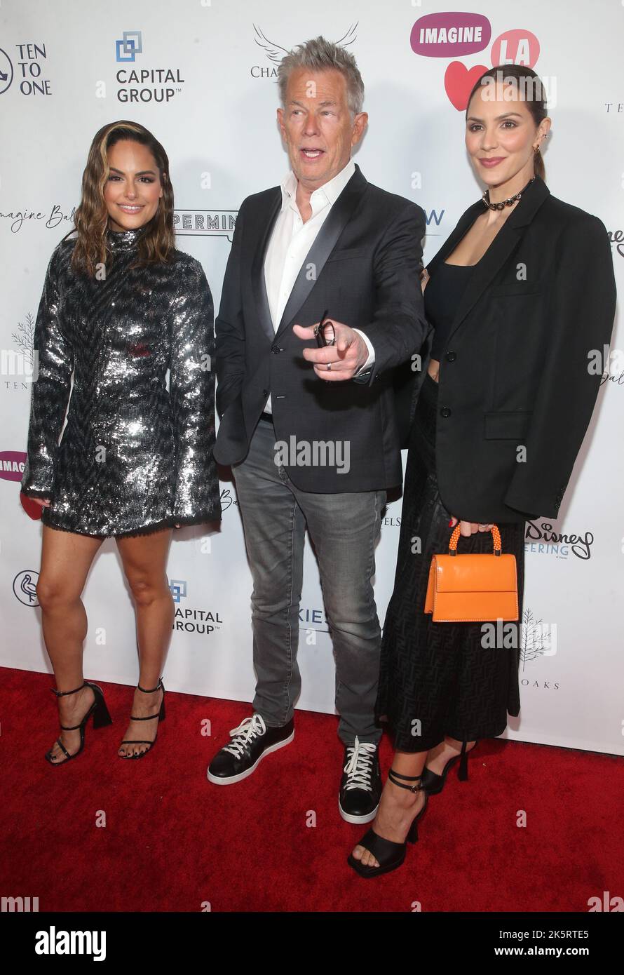 9 October 2022 - Los Angeles, California - Pia Toscano, David Foster, Katherine McPheei. The 7th ...