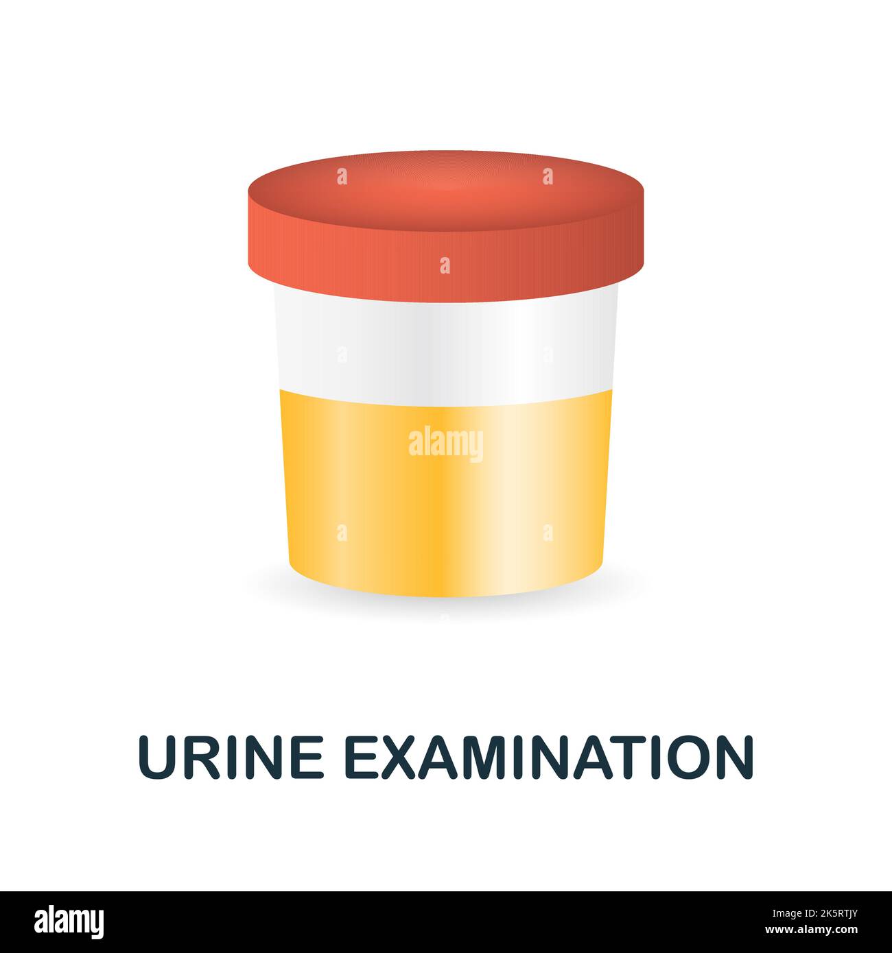 Urine Examination icon. 3d illustration from collection. Creative Urine ...