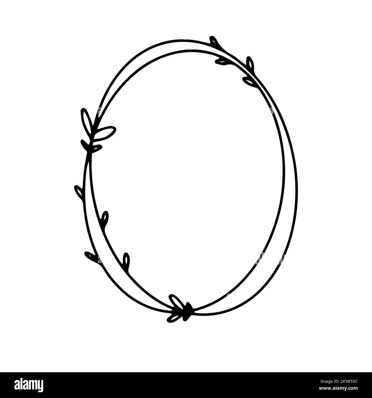 Hand drawn circle line sketch set. Vector circular scribble doodle ...
