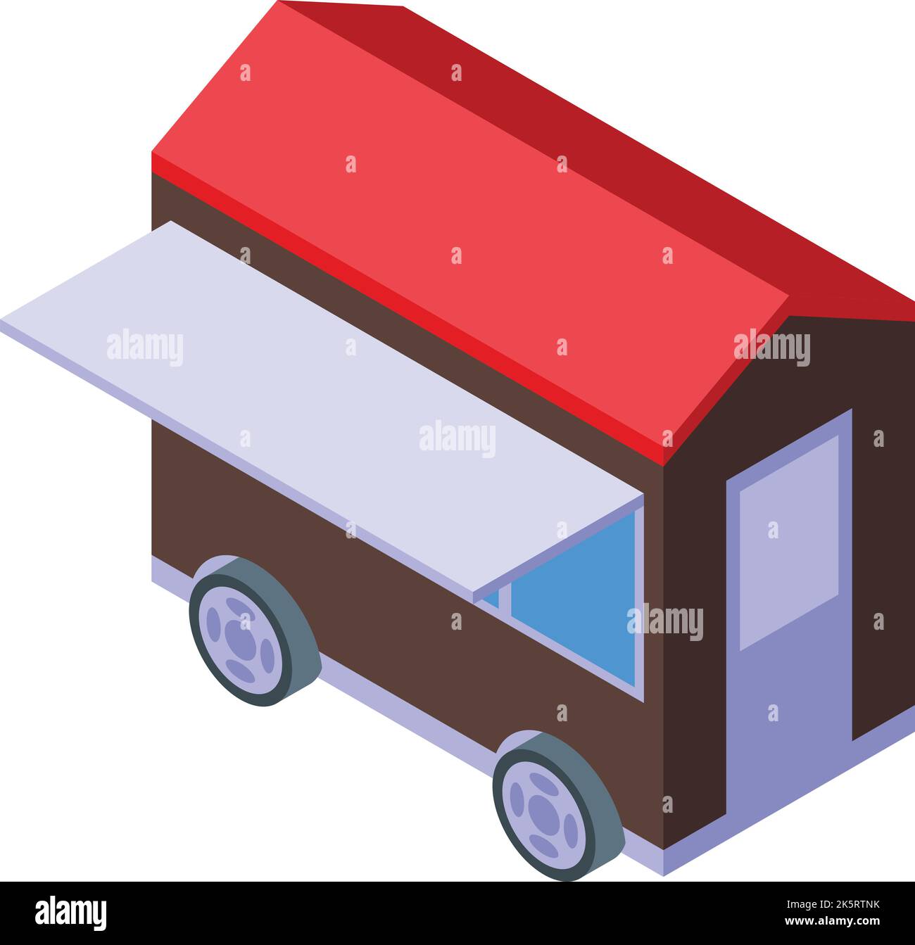 Street shop icon isometric vector. Food stand. Market snack Stock ...