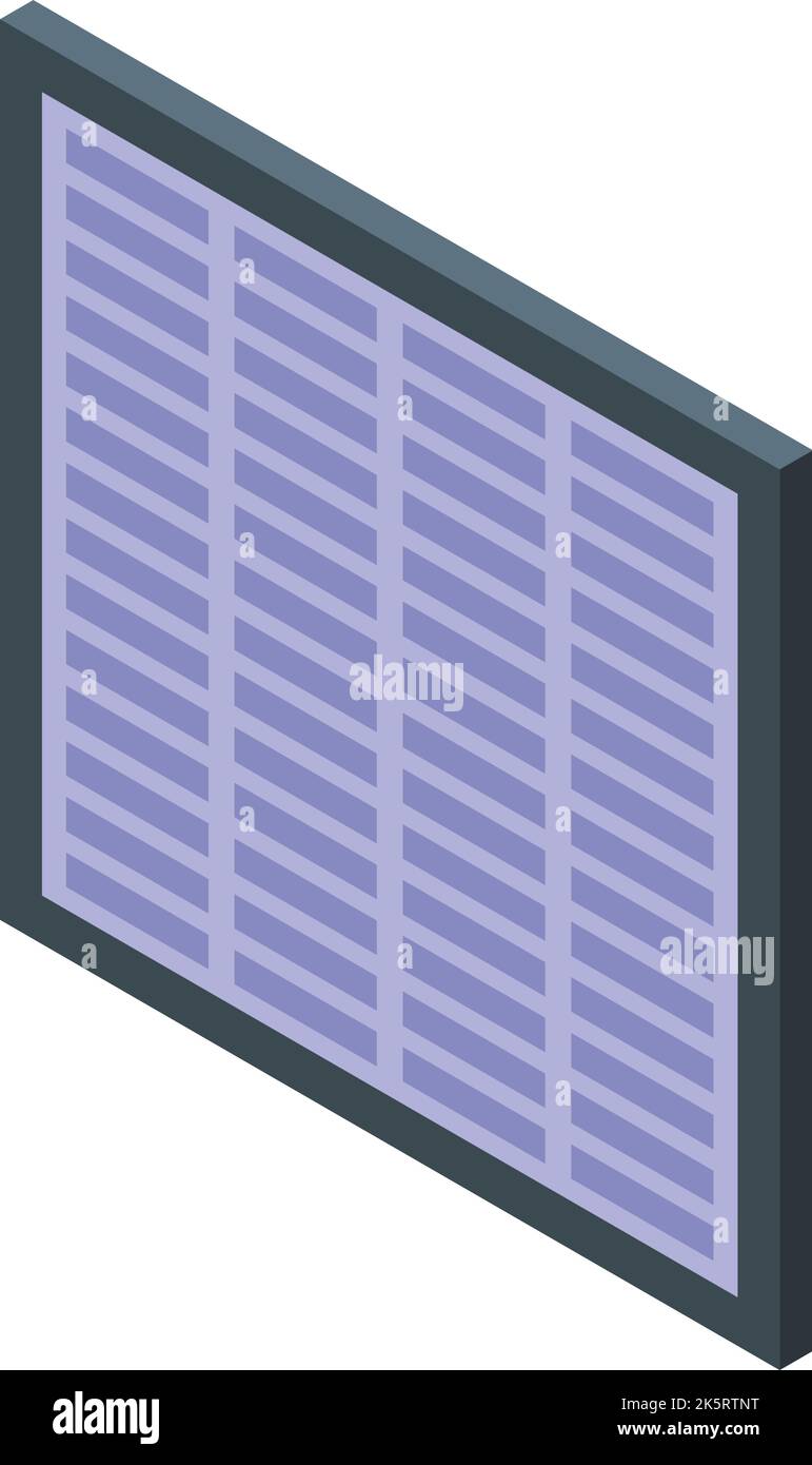 Dirty air conditioner filter Stock Vector Images - Alamy
