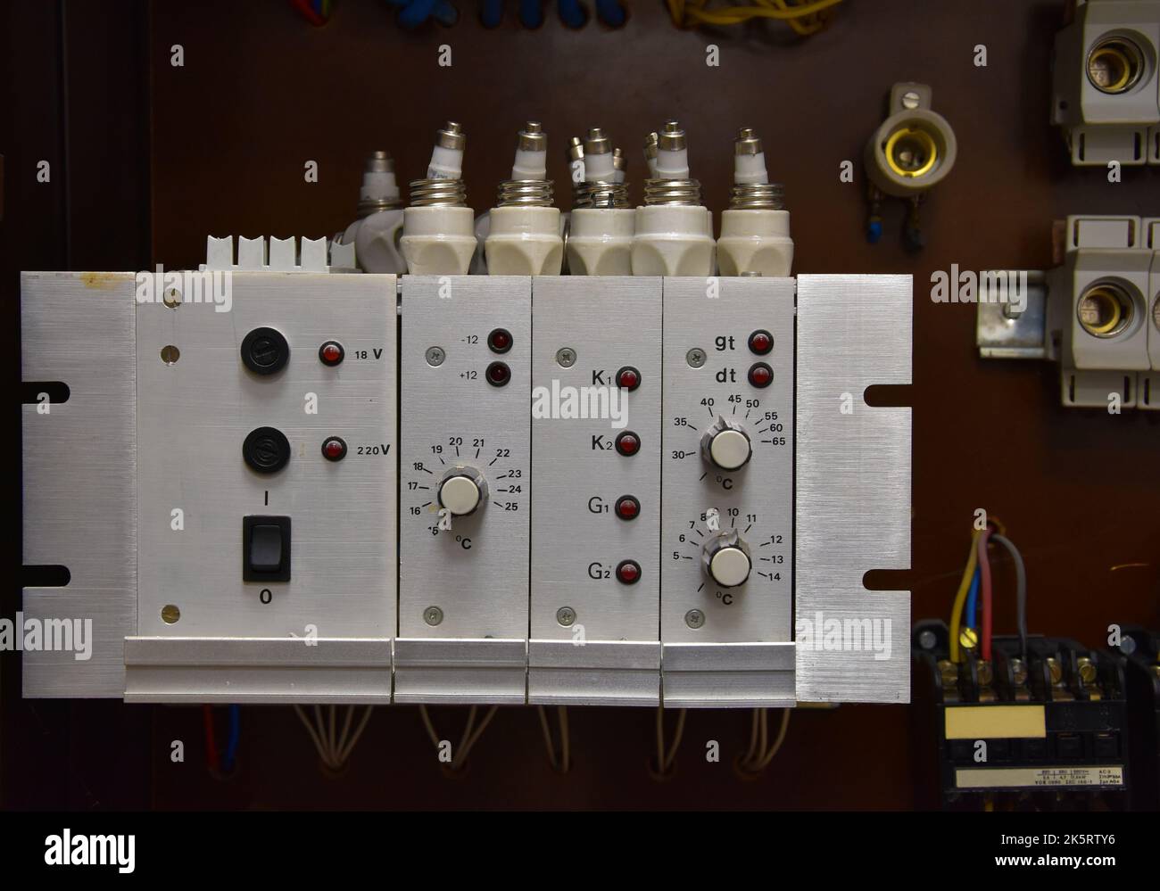 Electrical control board of ventilating system Stock Photo - Alamy