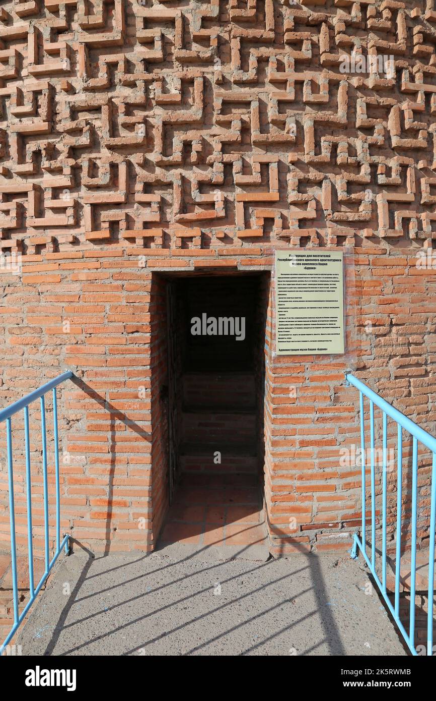 Burana Tower, Chui Valley, Chui Region, Kyrgyzstan, Central Asia Stock ...