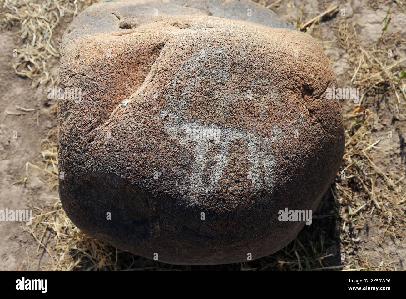 Petroglyphs, Garden of Stones, Burana Tower site, Chui Valley, Chui ...