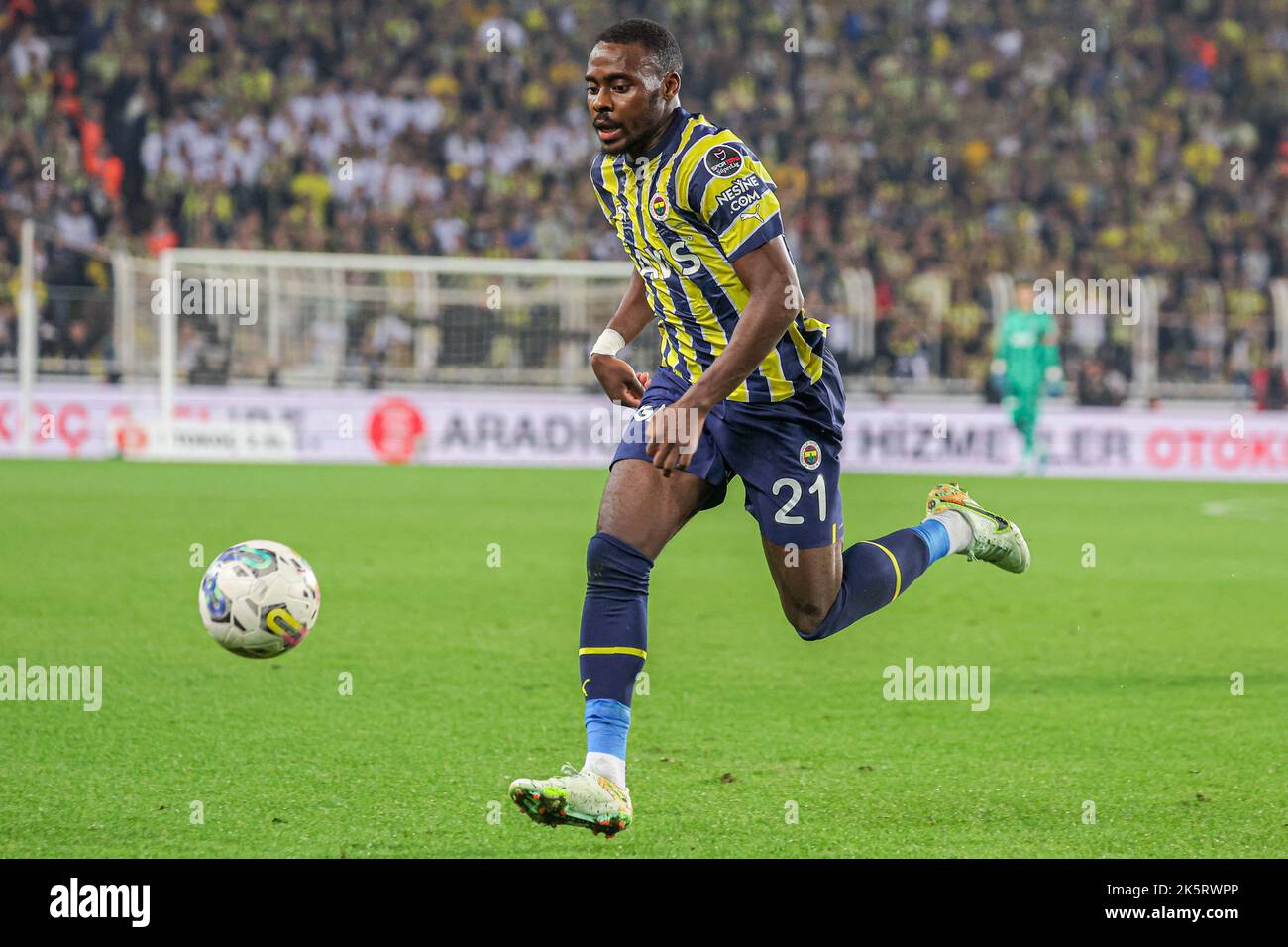 ISTANBUL, TURKEY - OCTOBER 9: Bright Osayi-Samuel of Fenerbahce during ...