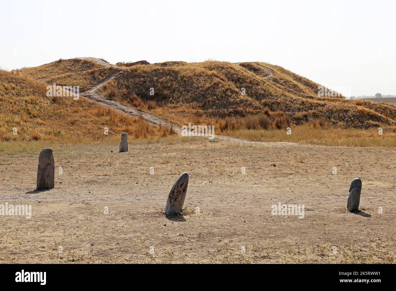 Turkic Balbals (stone grave markers), Garden of Stones, Burana Tower ...