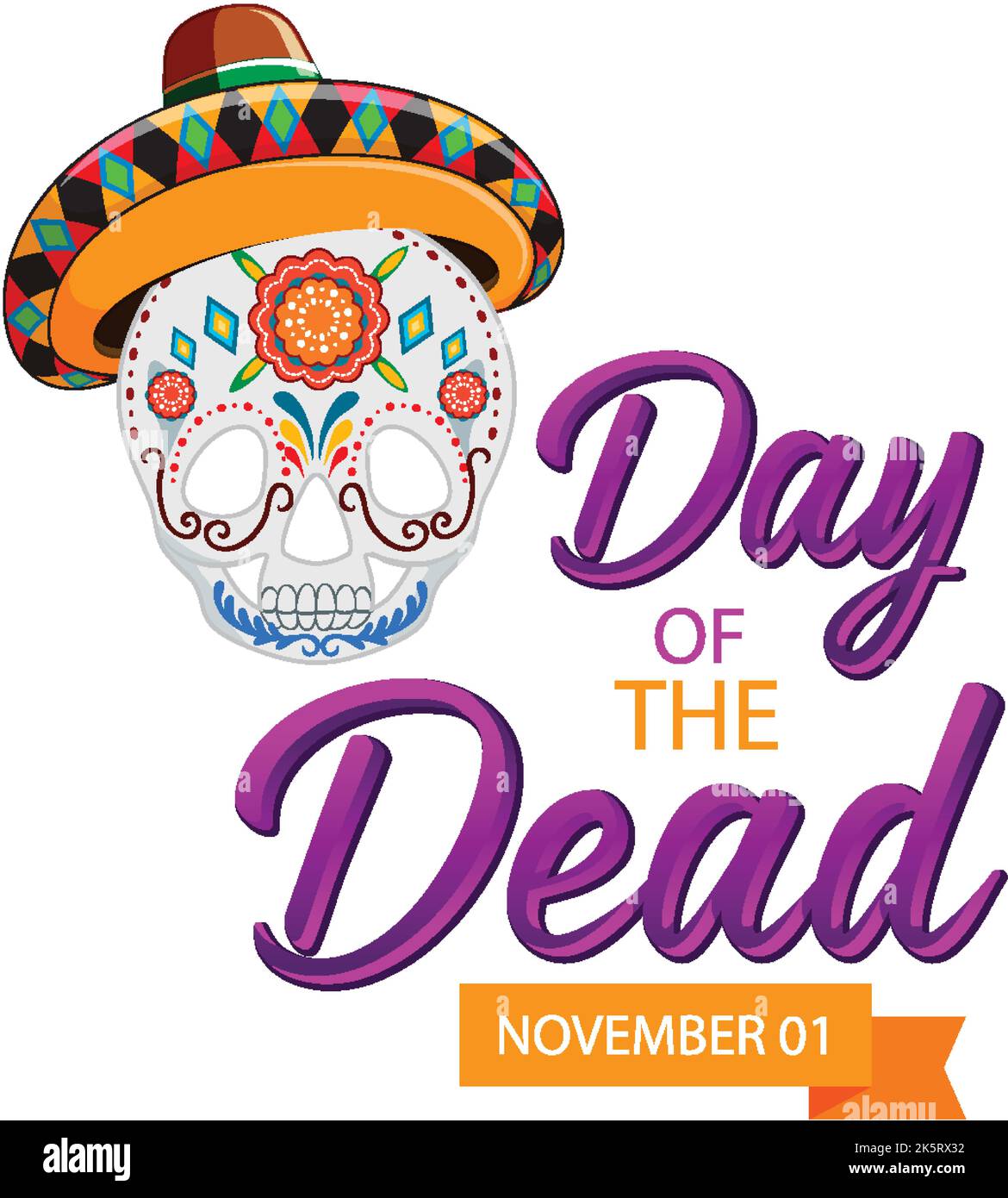 Dead day font cartoon Cut Out Stock Images & Pictures - Alamy