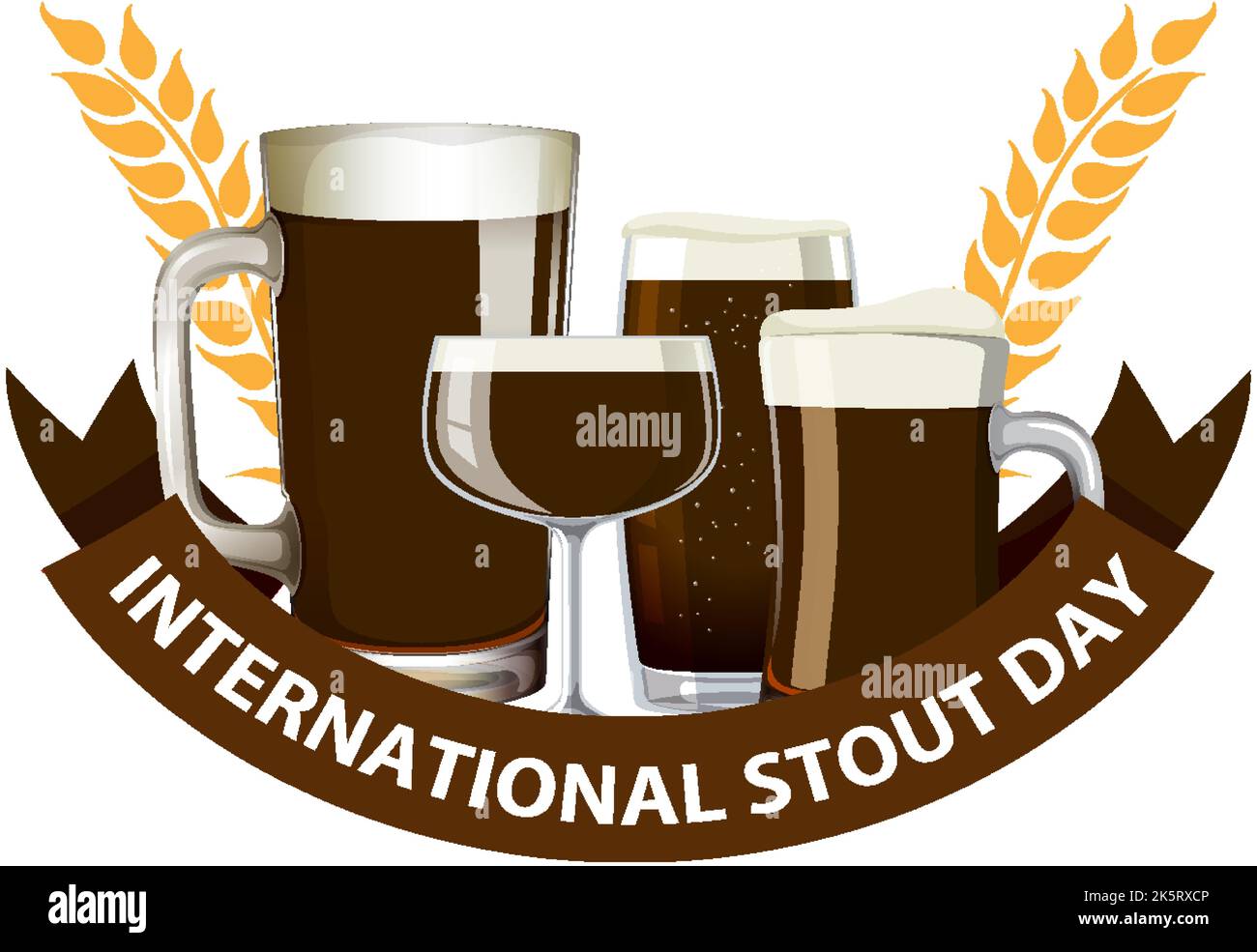 International Stout Day Poster Design illustration Stock Vector Image ...