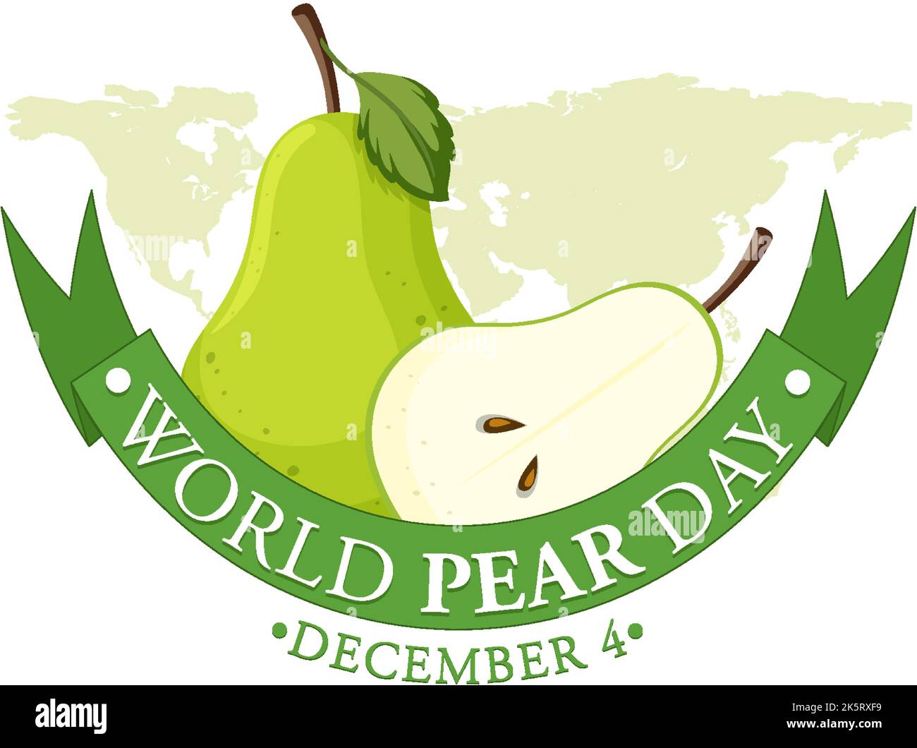 World Pear Day Poster Design illustration Stock Vector Image & Art - Alamy