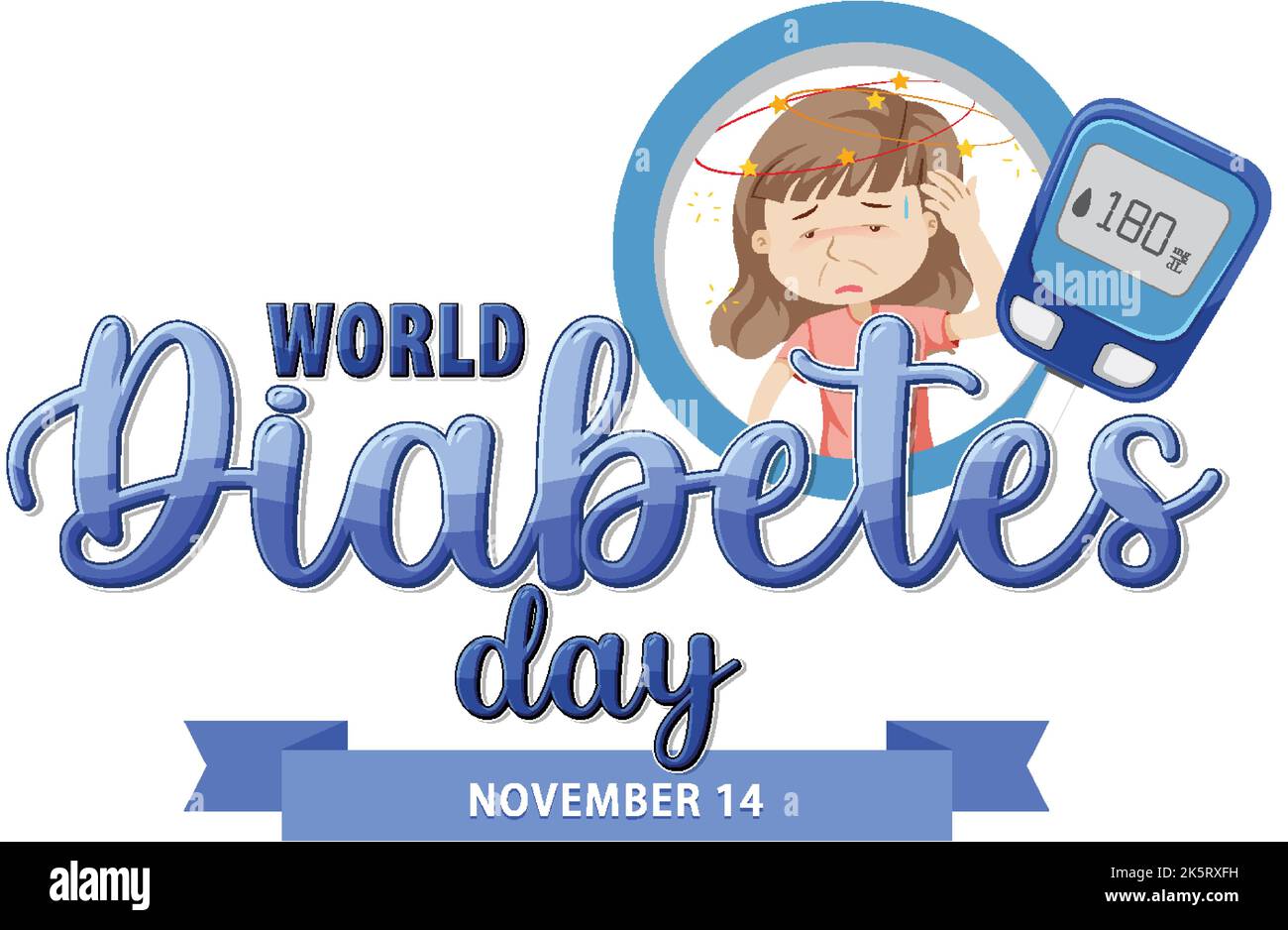 World Diabetes Day Poster Design illustration Stock Vector Image & Art ...
