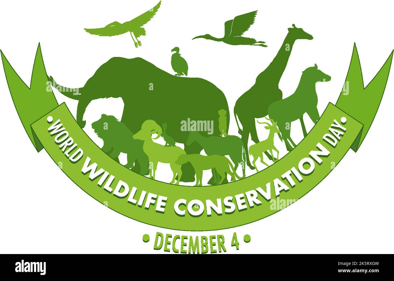 World Wildlife Conservation Day Poster Template illustration Stock ...