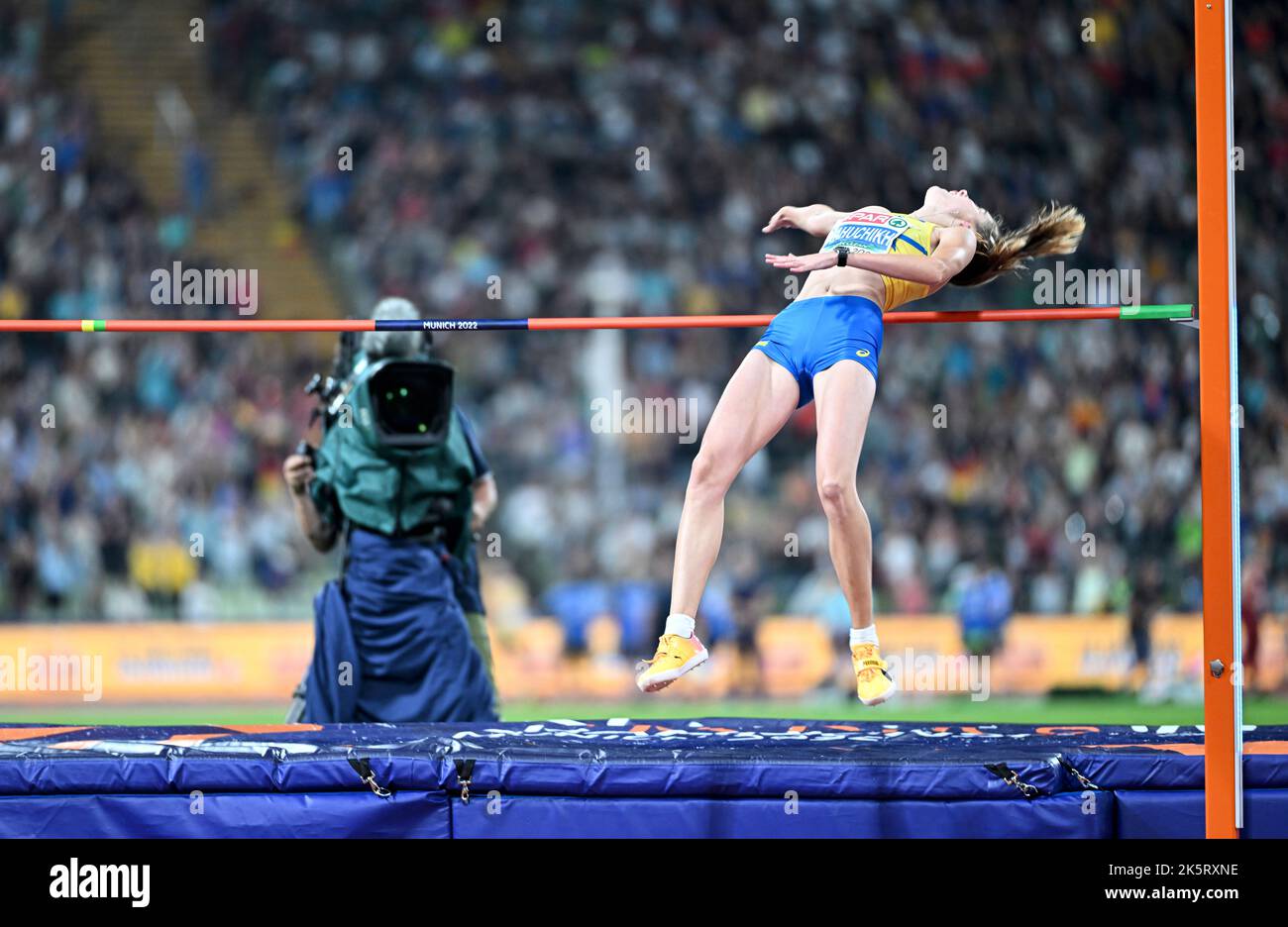 Yaroslava Mahuchikh participating in the High Jump of the European ...