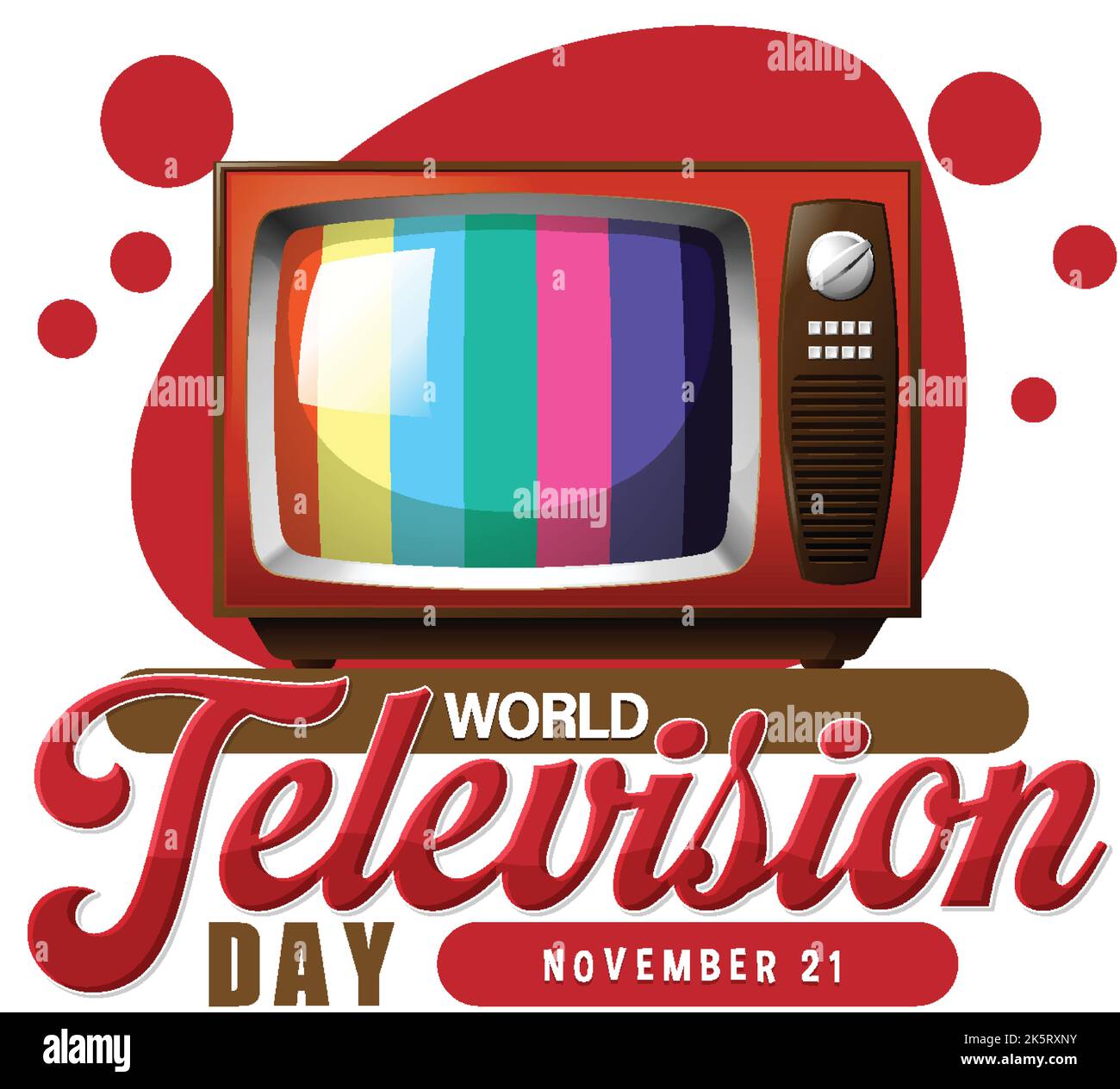 World television day poster design illustration Stock Vector Image ...