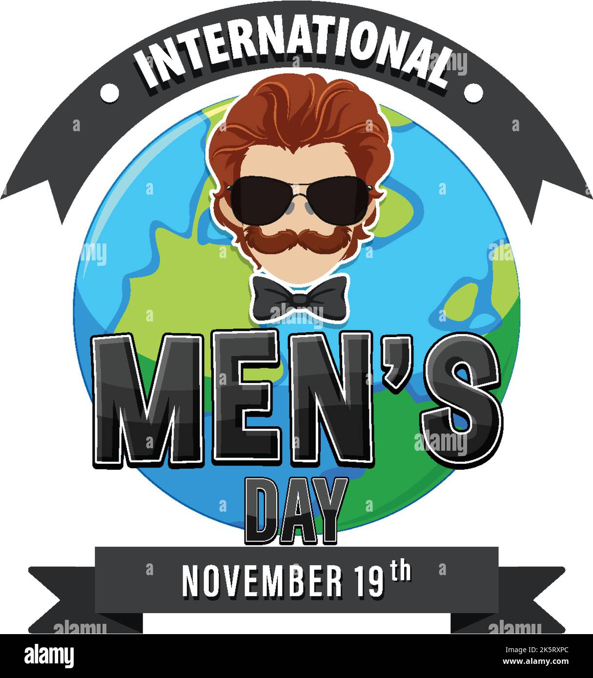 International Mens Day Poster Design illustration Stock Vector Image ...