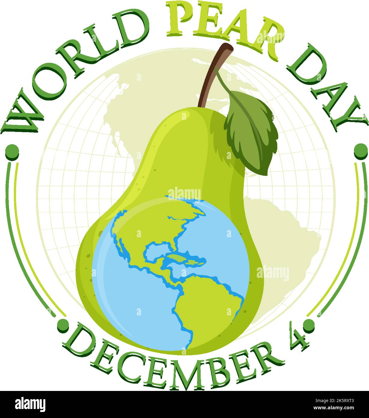 World Pear Day Poster Design illustration Stock Vector Image & Art - Alamy