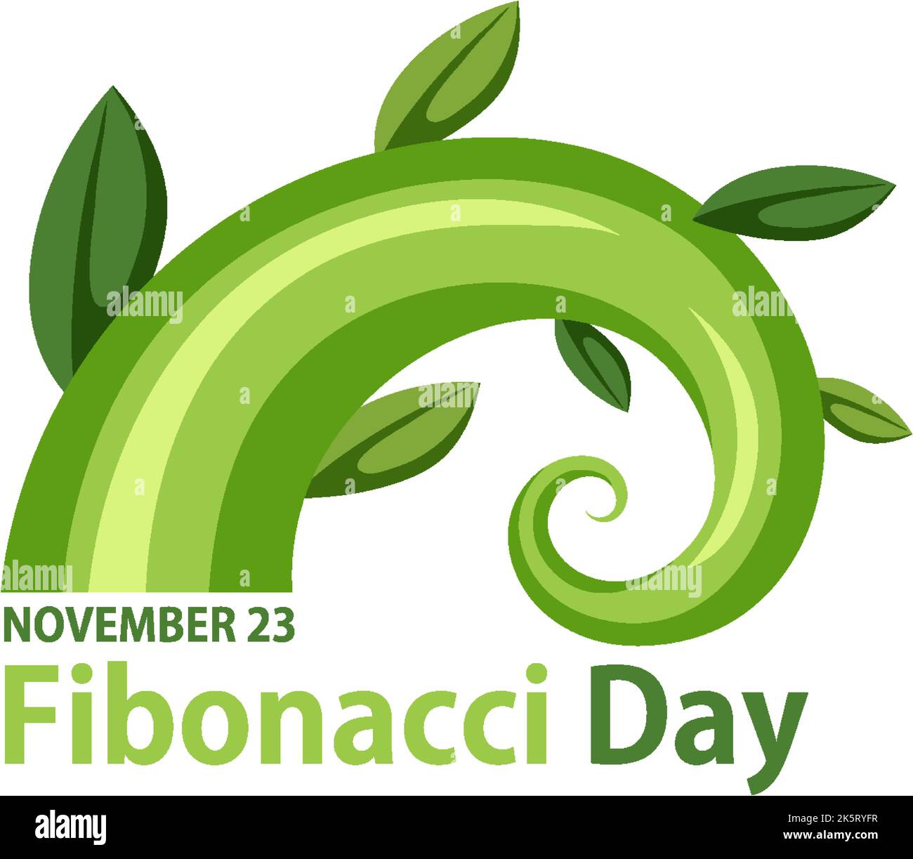 Fibonacci day poster design illustration Stock Vector Image & Art - Alamy