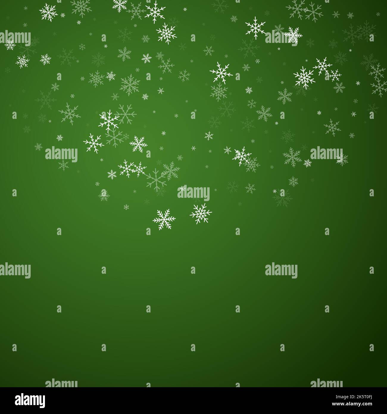 Falling snowflakes christmas background. Subtle flying snow flakes and ...