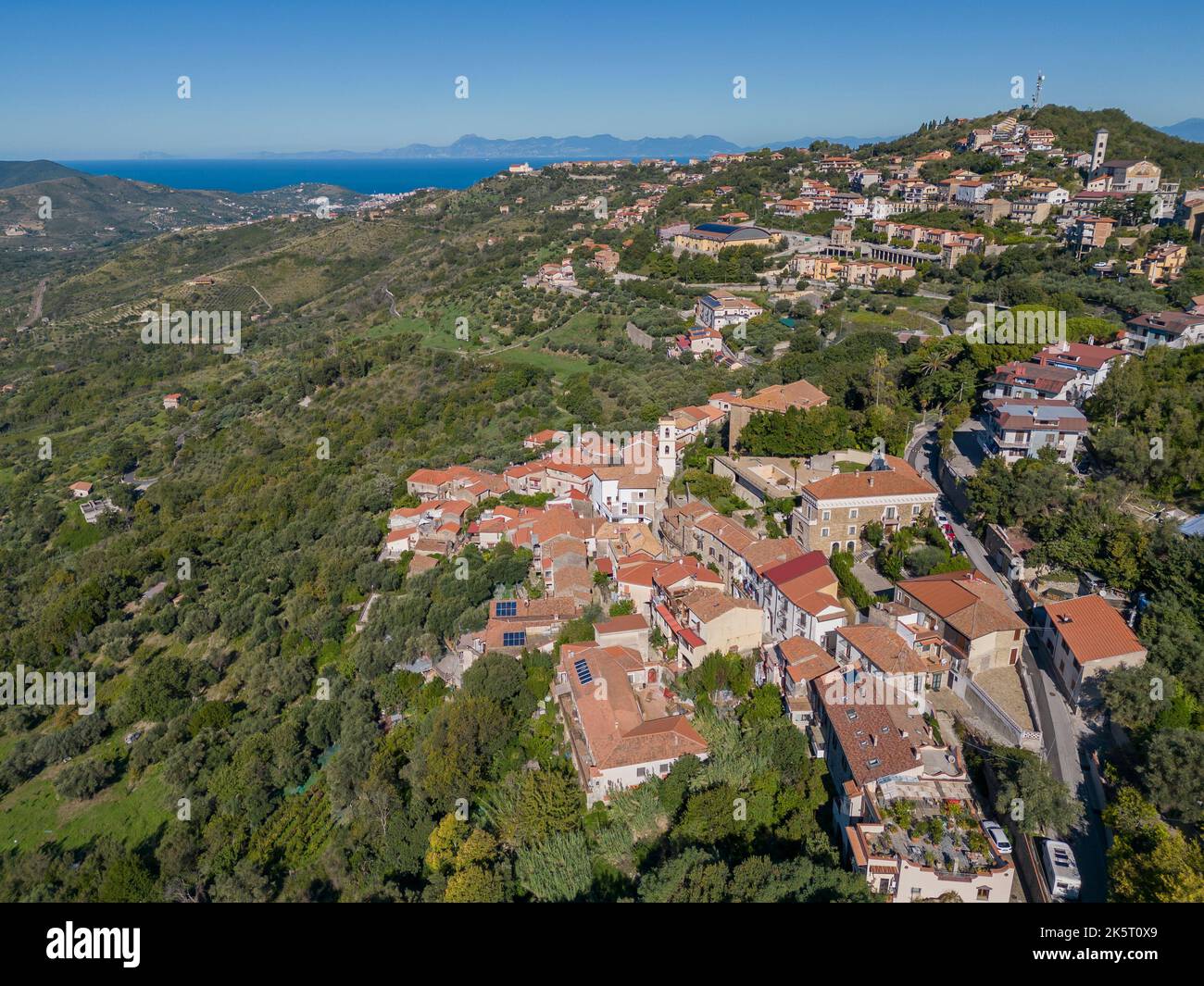 Italy campania paestum aerial view hi-res stock photography and images ...
