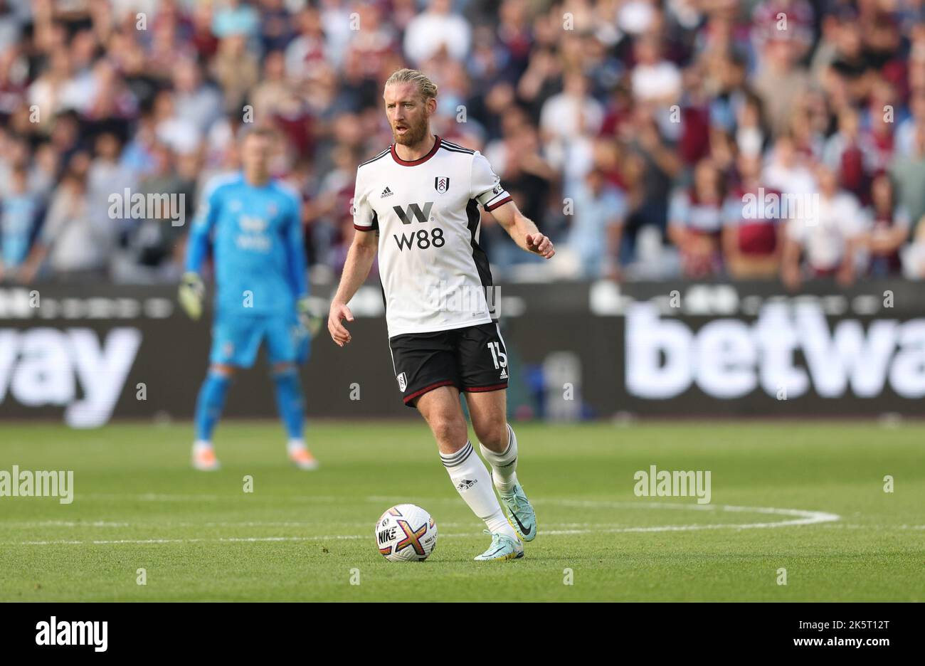Fulham's Tim Ream during the Premier league match between West Ham ...