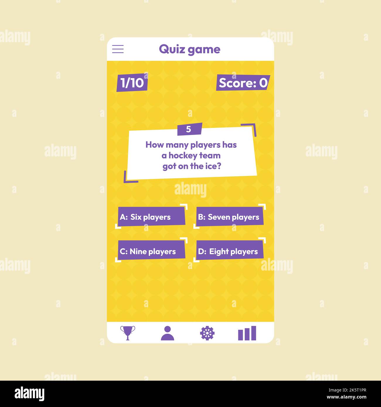 Quiz Test Lottery Millionaire Menu Template Quiz Game Frame Window