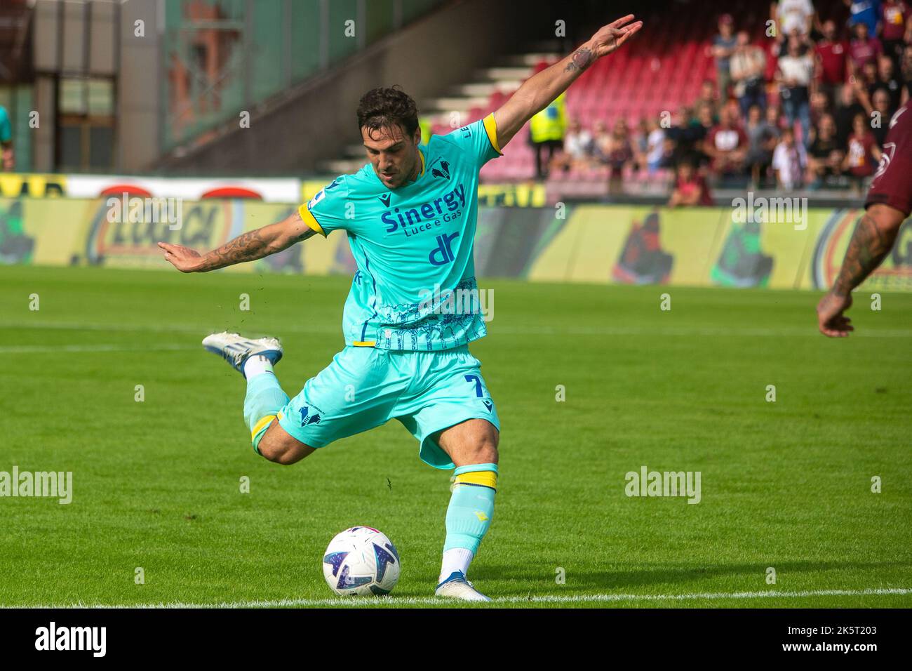 Arechi stadium, Salerno, Italy, October 09, 2022, Verdi Simone Hellas ...