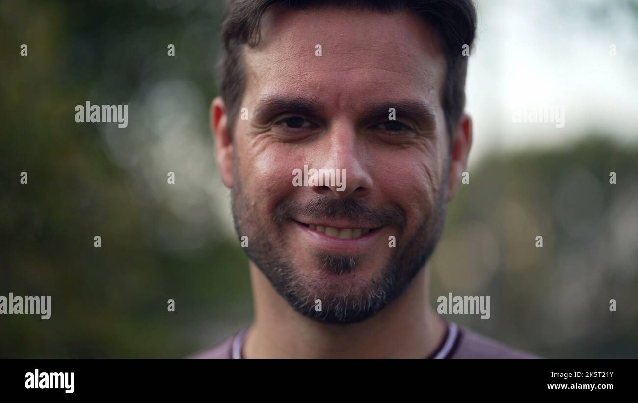 Head shot portrait young smiling handsome european appearance man ...