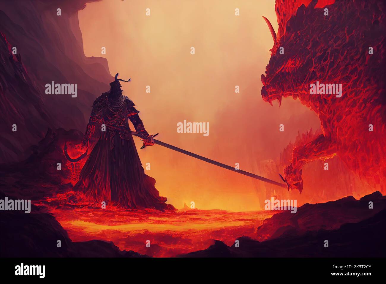 Devil sword illustration hi-res stock photography and images - Alamy