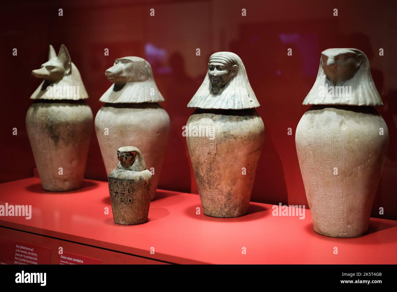 Canopic vessels hi-res stock photography and images - Alamy