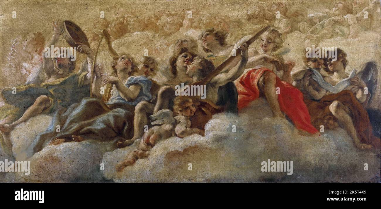 Musician Angels, 1672-1673. Found in the collection of the Musei ...